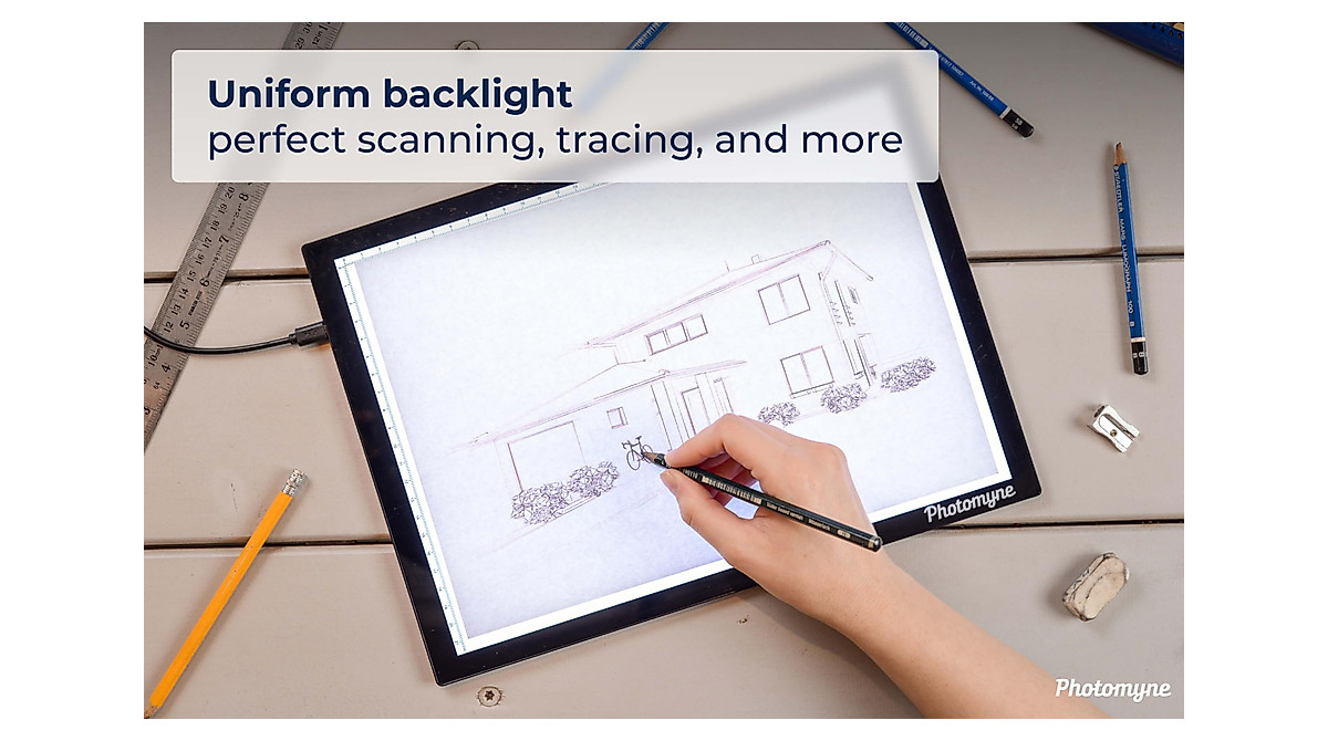 Photomyne Light Pad Backlight for Slides & Negatives | Ultra-Thin & Bright