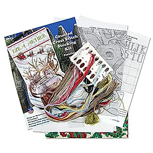 Design Works Crafts Reindeer Ride Counted Cross Stitch Stocking Kit