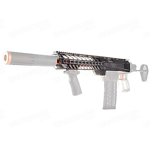 WORKER MCX Body Cover Hide Pump Kits for Nerf Retaliator Color Clear Transparent