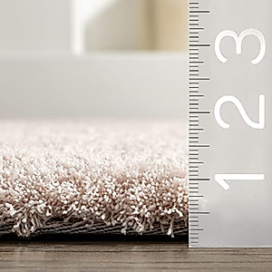 nuLOOM Shaggy Elsie Area Rug, 7' 6" x 9' 6", Pink