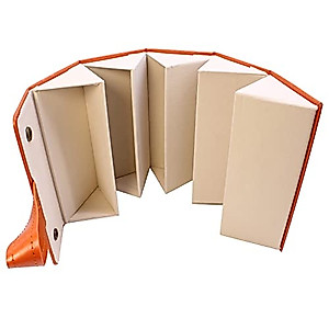 MAFENLY multiple glasses case travel Five sunglass, 5 sockets glasses case travel sunglasses organizer holder (5 pack orange)