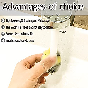 PIAOPIAONIU 8 Pcs Silicone Honey Pots 35ml Silicone Wax Container Non Stick Multi Use Storage Jars for Cosmetic,Lotion,Cream,Bead,etc Multi Color Randomly