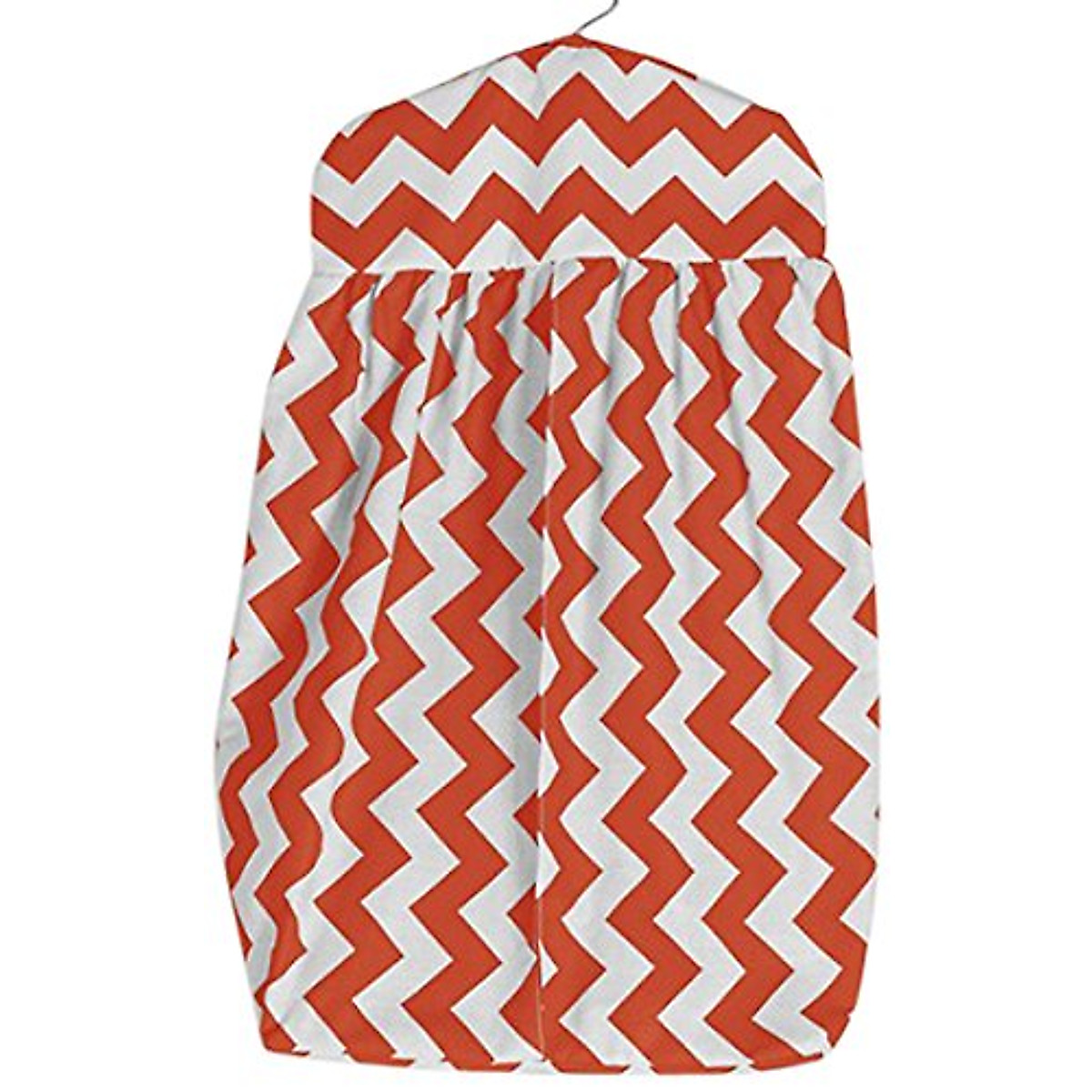 Baby Doll Bedding Chevron Diaper Stacker, Orange