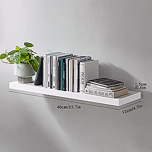 Set of 3 Floating Wall Shelves,Wall Display Decoration Shelves,Home Decor Shelves for Bathroom, Bedroom,Living Room,Kitchen, Office