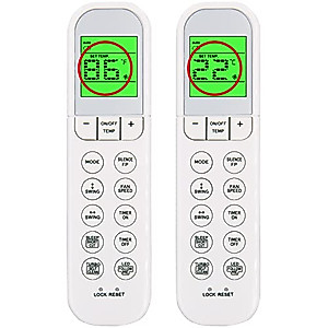Replacement Remote Control for Midea ComfortStar FrigidaireAC Cooper&Hunter AC Air Conditioner RG36B/BGE RG36F/BGEF RG36A/BGEF-AR3 RG36B/BGCE RG36Y1/BGCEFU2 RG36F1/BGEFU1 RG36B4(B)/BGE RG36B2/BGEF