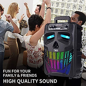 E I F E R Compact Bluetooth Speaker with Microphone - Portable Wireless Speaker for Hands-Free Rechargeable Battery with 4 Hours Playtime - Compatible with Smartphones and Tablets