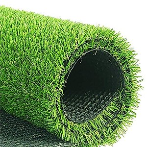 Sigetree Realistic Artificial Grass Turf,Indoor Outdoor Carpet Pet Dog Mat Synthetic Thick Fake Grass Rug for Garden Backyard Balcony Landscape,3FT X 8FT