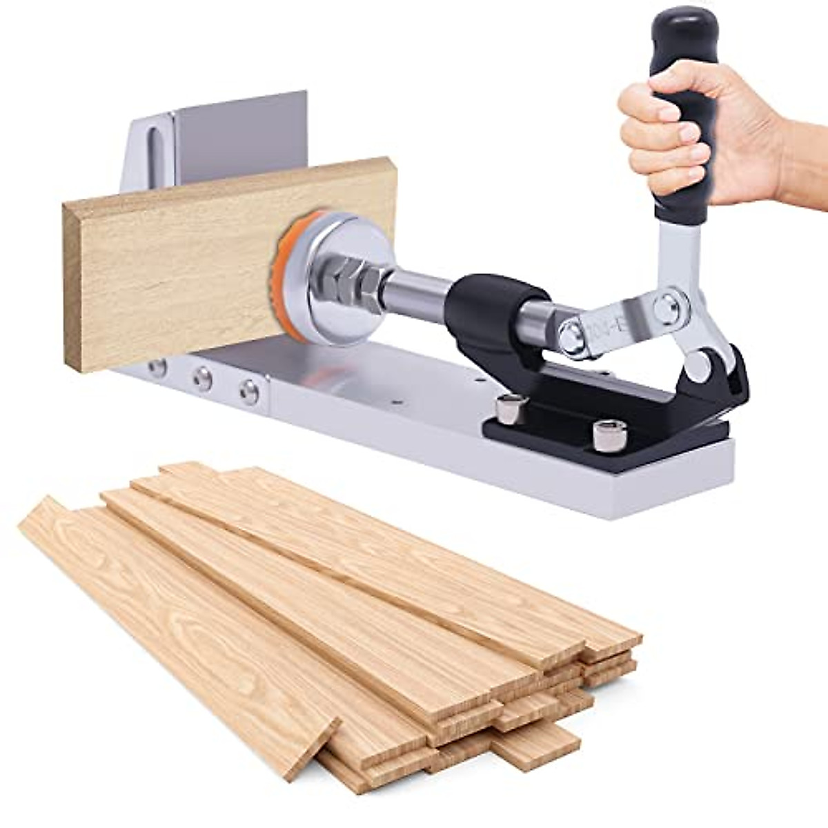 LYNICESHOP Pocket Hole Jig Kit, Pocket Hole Jig Drill Guide Master Kit Woodworking Joinery System Screw Set Portable Wood Pocket Hole Screw Clamp System Wood Guides Joint Angle Tool