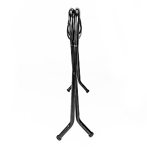 Guangshuohui Metal Folding Luggage Rack,26.77 x 15.75 x 22'' Portable Steel Folding Suitcase Stand for Guest Room Bedroom Hotel,Black