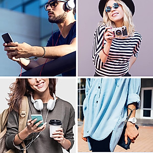 Hand Wrist Strap Lanyard, 6 Pack 9.5inch Adjustable Nylon Wristlet Straps Keychain String for Cell Phone Case Holder, AirPods Pro 2 2022, Camera, Key, GoPro, USB Drive, Ski Glove (Multi-Color)