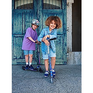 Micro Kickboard | Sprite LED | 2 Wheeled | Fold-to-Carry | Lightweight Swiss-Designed Micro Scooter | Light-Up Wheels| Children and Teens, Ages 6+