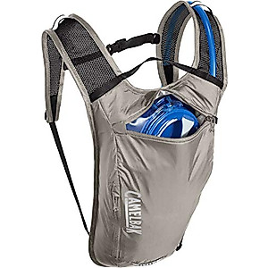 CamelBak Classic Light Bike Hydration Pack 70oz, Aluminum/Black