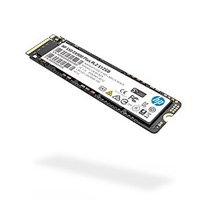 HP EX900 Plus 512GB NVMe PCIe M.2 Interface SSD, GEN 3 x 4, 8 Gb/s, 2280 3D NAND PC Internal Solid State Hard Drive Up to 3200 MB/s - 35M33AA#ABA