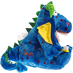 StarSmilez Kids Toothbrush Dragon Puppet Oral Health Dental Presentation Children Floss Education