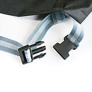 TOHONFOO Grill Cover for Weber 9010001 Traveler Grill Full Cover Length Heavy Duty Waterproof 600D Oxford Fabric Cover