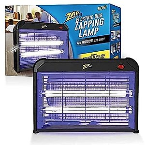 Zap It Electric Indoor Bug Zapper (2,800 Volt) Plug-in 360 Degree Mosquito, Bug, and Insect Killer, Non-Toxic Attractant UV Light and Electric Shock