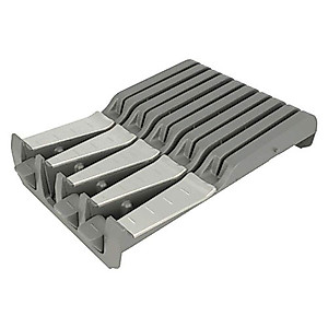 Blum Orga Line Knife Holder 177, 5 mm x 260 mm – KS Dusty Grey/Stainless Steel, Pack of 1, 6484600