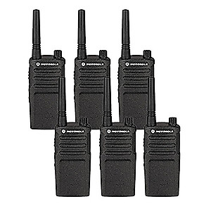 6 Pack of Motorola RMU2040 Two Way Radio Walkie Talkies