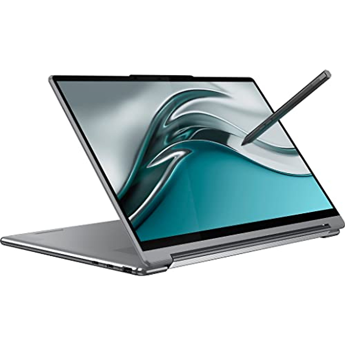 Lenovo Latest Yoga 9i, 12th Gen i7-1260P, 14" FHD (1920 x 1200) IPS, Anti-Glare, Touch, 400 nits,16 GB DDR5, 512 GB SSD, 1080P Camera, Pen 2, 3.3 lbs, Win 11 - Strom Grey (82LU004CUS)