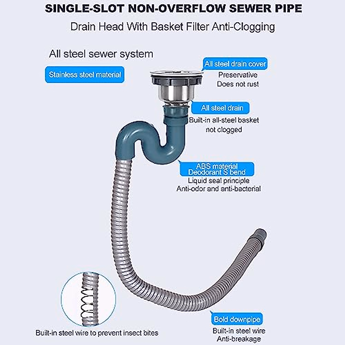 Utility Sink Kitchen Sink Stainless Steel Freestanding Sink with Faucet and Storage Shelves with Drainer Unit for Outdoor Garage Commercial Restaurant Kitchen Laundry Room. ( Color : Single cold , Siz