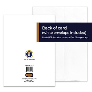 2MyHero - US Air Force - Military Appreciation Greeting Card With Envelope - 5" x 7" - Destined For Great Things