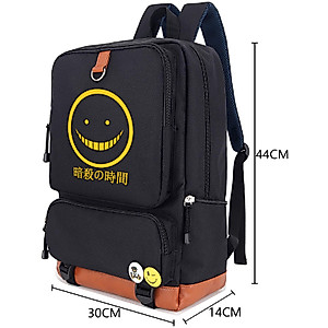 Roffatide Anime Assassination Classroom Backpack Koro Sensei Printed Book Bag Laptop School Bag