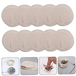 HOLIDYOYO 20pcs Coffee Pot Filter Cloth Espresso Machine Balance Siphon Coffee Maker Hanging Ear Coffee Bag Coffee Filter Syphon Coffee Maker Filter Thai Tea Strainer Cotton Beige