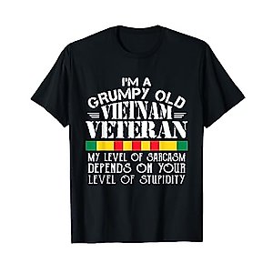 Never Underestimate An Old Man Who Is Also Vietnam Veteran T-Shirt