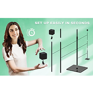 Skywin VR Stand Compatible with HTC Vive & Index Base Station - Tempered Glass HTC Vive Stand for Vive and Rift Constellation Sensors