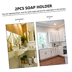 NOLITOY 1pc Soap Holder Soap Storage Container Sponge Holder Kitchen Unicorn Soap Dispenser Summer Decor Drain Soap Tray Makeup Sponge Bathroom Soap Case Vinyl Cartoon Travel Drain Pipe