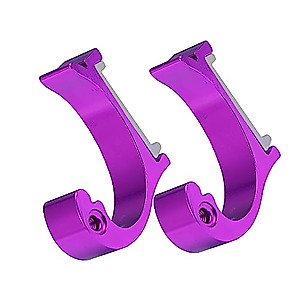 Zerodeko 6 Pcs Clothes Hooks Dolphin Hooks Coat Hook Multi-Function Hook Single Robe Hook Towel Hooks Dolphins Shape Hook Bags Detachable Hook up Bearing Coat Hanger Door Hook Purple