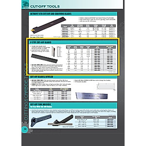 HHIP 2000-6064 3/16 x 7/8 x 6 Inch HSS Parallel Type Cut-Off Blade P5 (Pack of 1)
