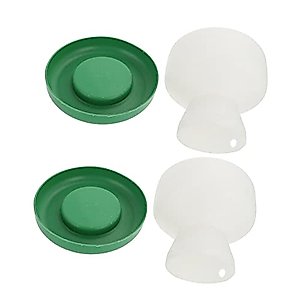 2pcs Nipple Tool Holder Nippler Bird Bowl Pet Waterer Finch Cockatiel Drinker Accessories Auto Plastic Supplies As Feeder Chinchilla Shown Autodrinker Quail Automatic Chicken
