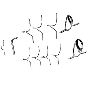 Yiotfandoll Fly Fishing Rod Guide Set Rod Repairing Fishing Tool Tip DIY Repair Kit