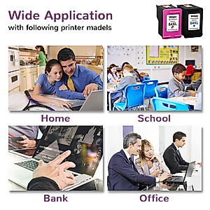 Inktopia Remanufactured Ink Cartridge Replacement for HP 64 XL 64XL for Envy Photo 7858 7855 7155 6255 6252 7120 6232 7158 7164 Envy 5542 Tango X Terra Printer (1 Black, 1 Tri-Color)