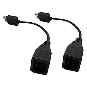 2 Pack Adapter Power Supply Adapter Wired Adapter Cord Cable Fits for Microsoft Xbox 360, for Microsoft Xbox One