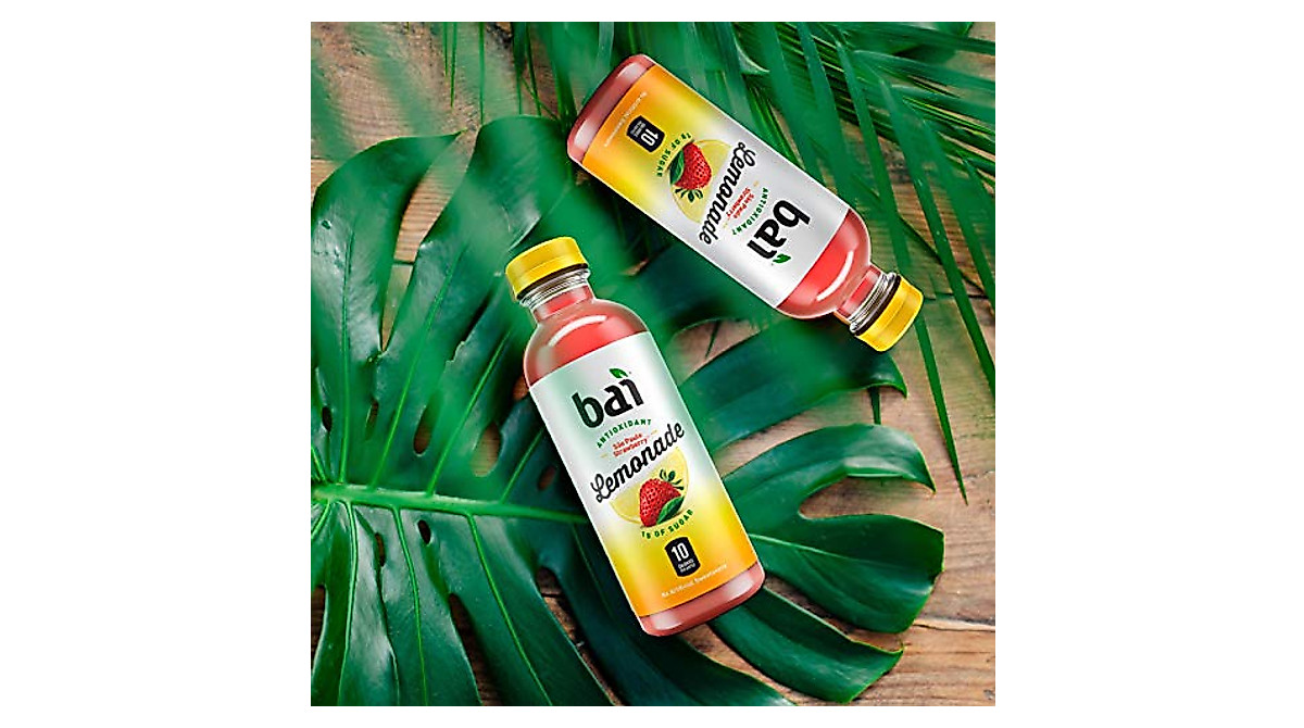 Bai Flavored Water, São Paulo Strawberry Lemonade, Antioxidant Infused ...