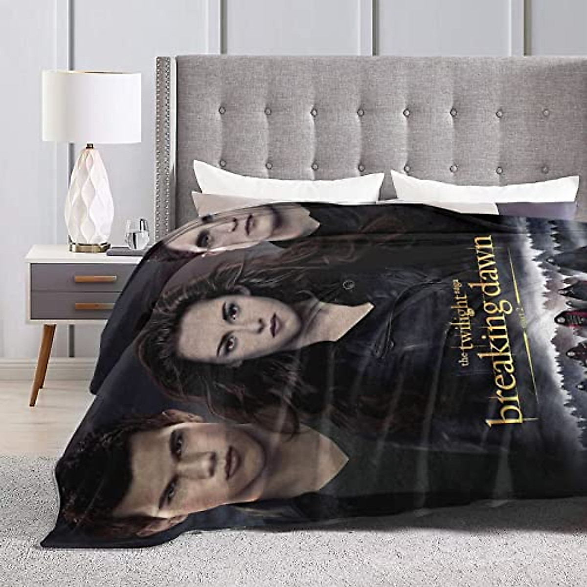 Twilight Blanket Flannel 50"X40" Blankets for Bedding Couch Sofa Living Room Throws All Season
