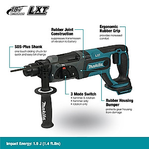 SDS-PLUS 18V LTX Chipping Punch (Product only) - MAKITA DHR241Z