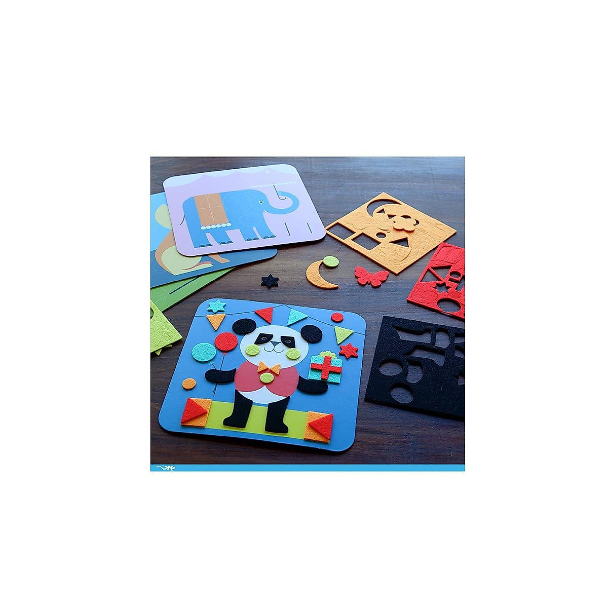 DJECO Gentle Creatures Collage Felt Craft Kit