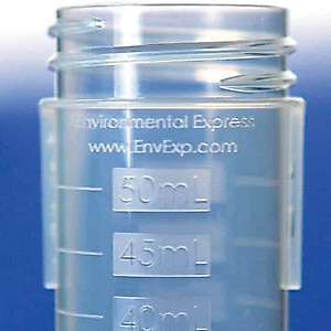 Environmental Express UC475-GN Ultimate Digestion Cup with Green Polyethylene-Faced Lined Cap, 50 mL Capacity, Polypropylene (Pack of 500)