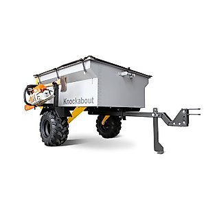 Zimmerman Knockabout Offroad ATV UTV Trailer 1,200 Pound Load Capacity, 18 Inch Wheels, 18 Cubic Feet, Dump Bed