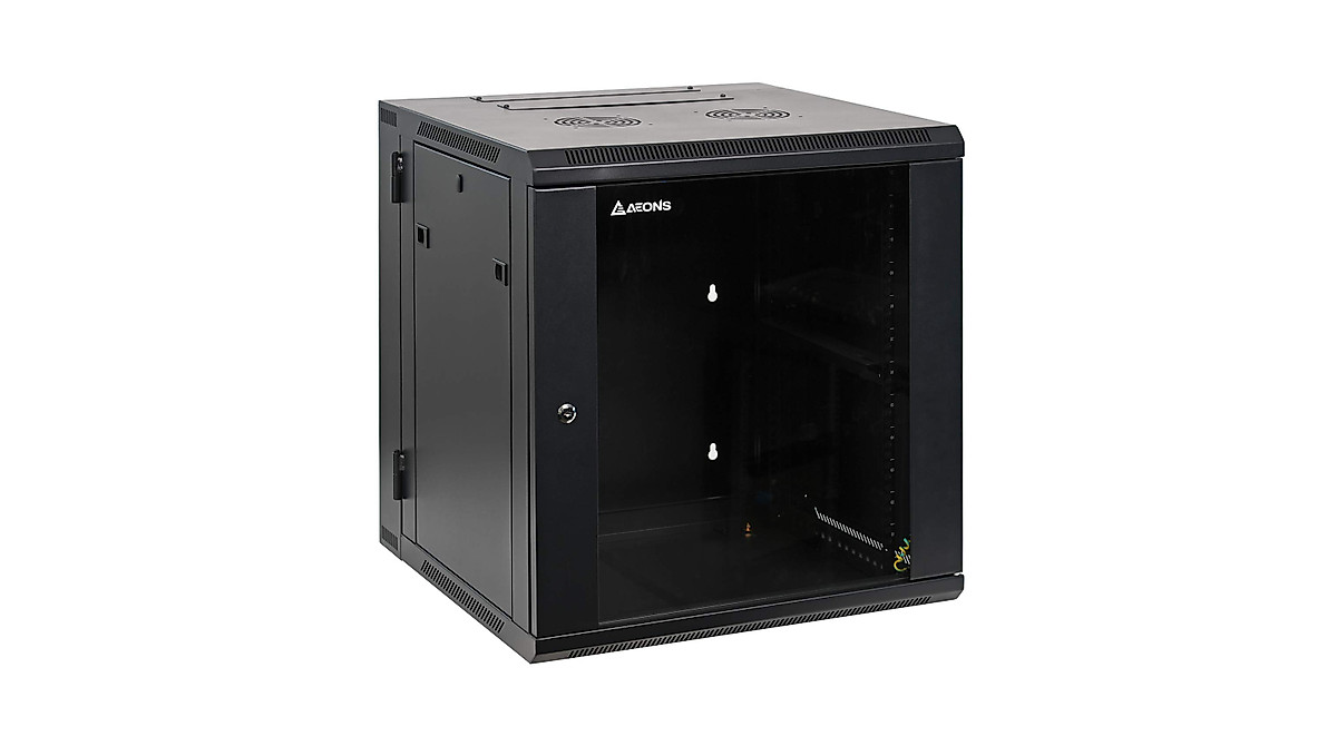 AEONS 12U Wall Mount Server Cabinet - Ready to Use Now