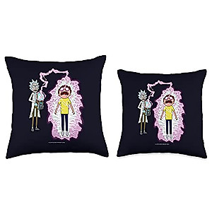 Rick and Morty Morty Reboot Throw Pillow, 16x16, Multicolor