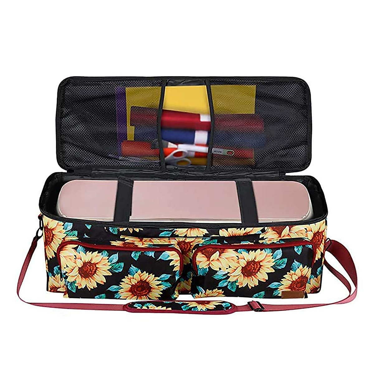 Natur@cho Carrying Case Bag Compatible for Explore Air 2, Cricut Maker, DIY Cutting Machine Storage Bag, Silhouette Cameo 3 and 4, Scrapbooking Die-cut Machine Travel Organizer Accessories
