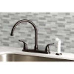 Kingston Brass KB795YL Yosemite 8" Centerset Kitchen Faucet, Oil Rubbed Bronze