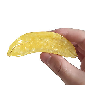 Banana Claw Clips,Cellulose Acetate Hair Clips,Small Claw Clips for Women