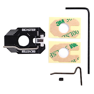 BICASTER Archery Cushion Plunger + Arrow Rest Ambidextrous Magnetic Rebound - 1 Set (Black)