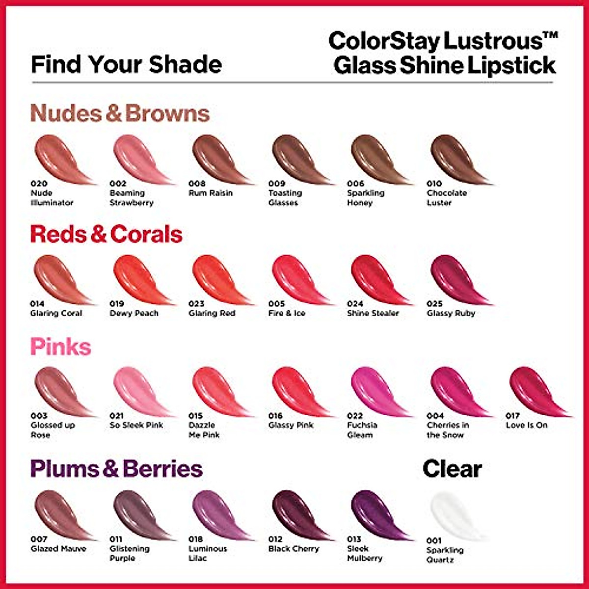 REVLON Super Lustrous Glass Shine Lipstick, Flawless Moisturizing Lip Color with Aloe, Hyaluronic Acid and Rose Quartz, Dazzle Me Pink (015), 0.15 oz