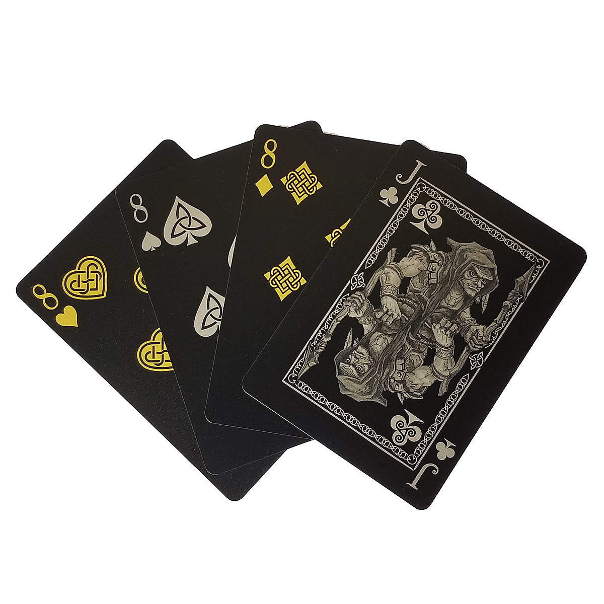 Creatures of The FAE Playing Cards by Gent Supply - Black, Gold & Silver Edition